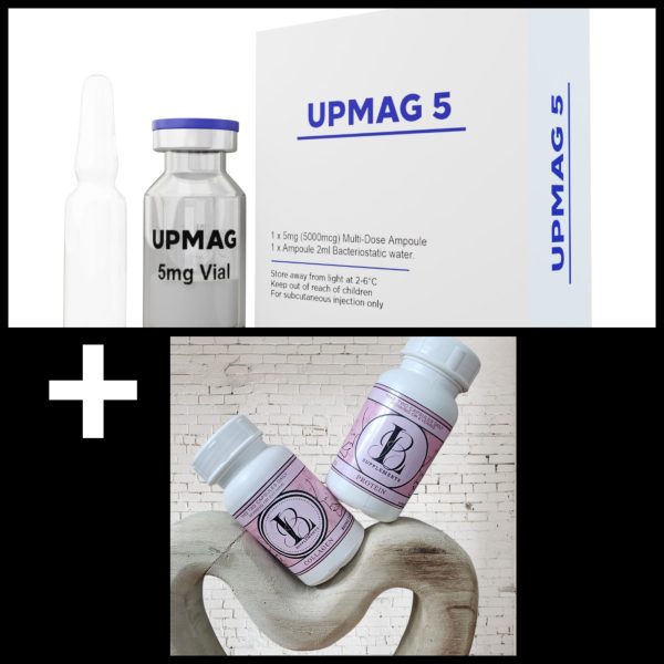 1 X UPA UPMAG SEMAGLUTIDE 5MG VIAL PLUS COLLAGEN AND PEA PROTEIN COMBO - Valleva